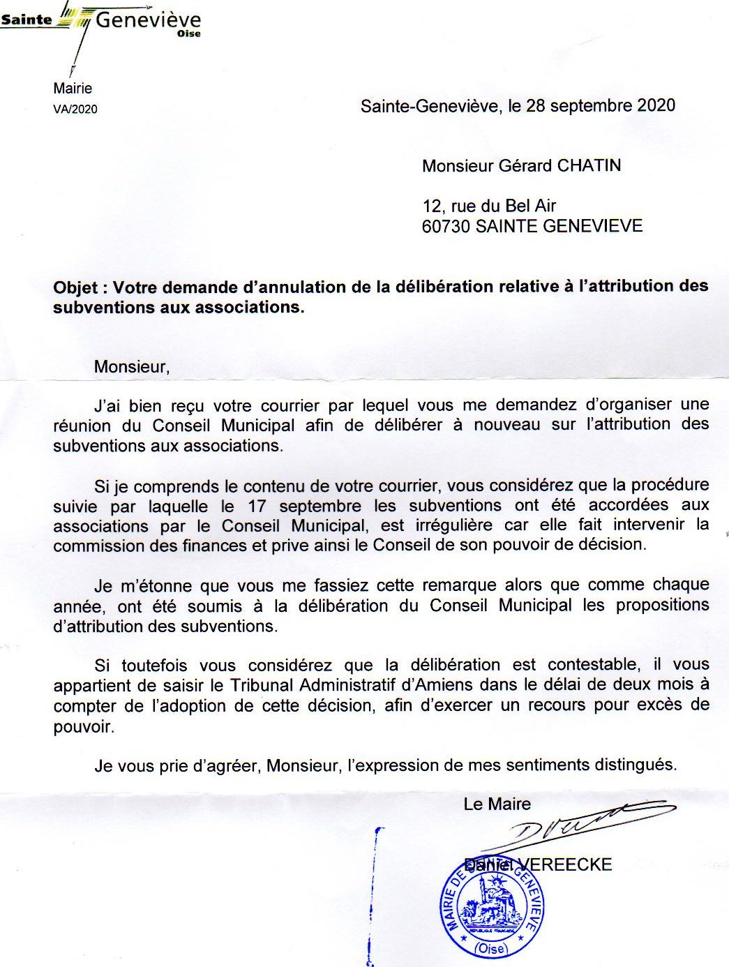 courrier – Le Génovéfain Net