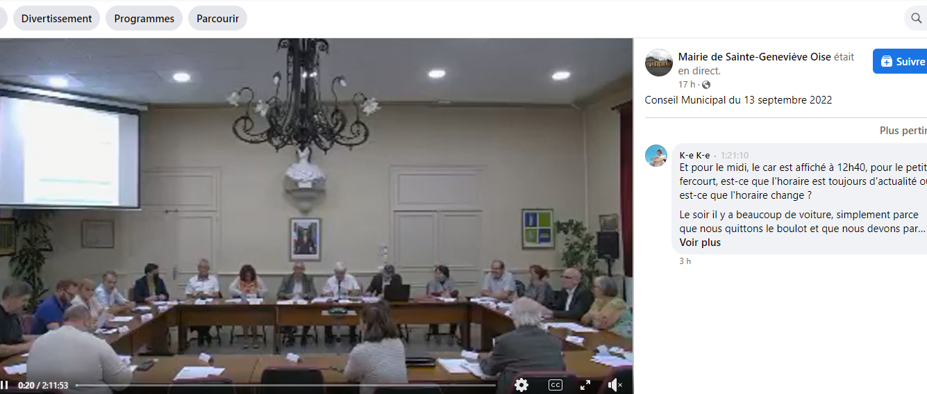 Nos Nouveaux échos du Conseil: la vidéo complète du Conseil municipal du13 Septembre 2022 | Le ...